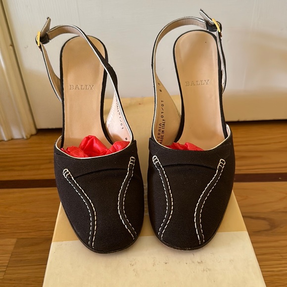 Bally | Shoes | Bally Sling Back Pumps | Poshmark